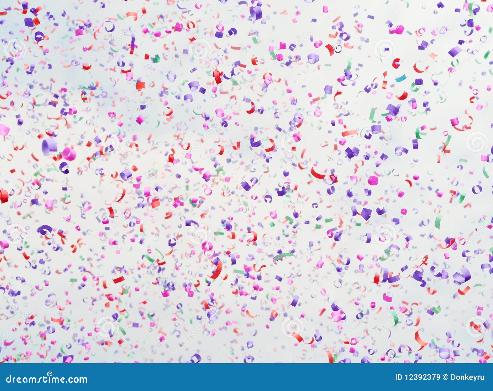 The Flying Colorful Confetti Stock Image - Image of festival, colorful ...
