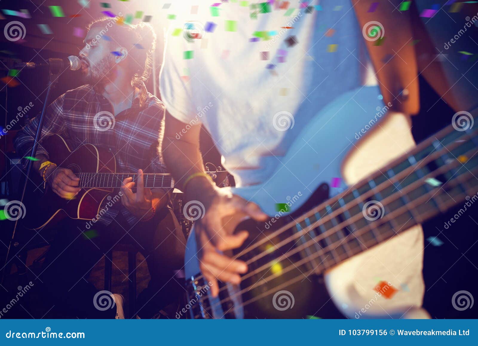 Composite Image of Flying Colours Stock Photo - Image of musical ...
