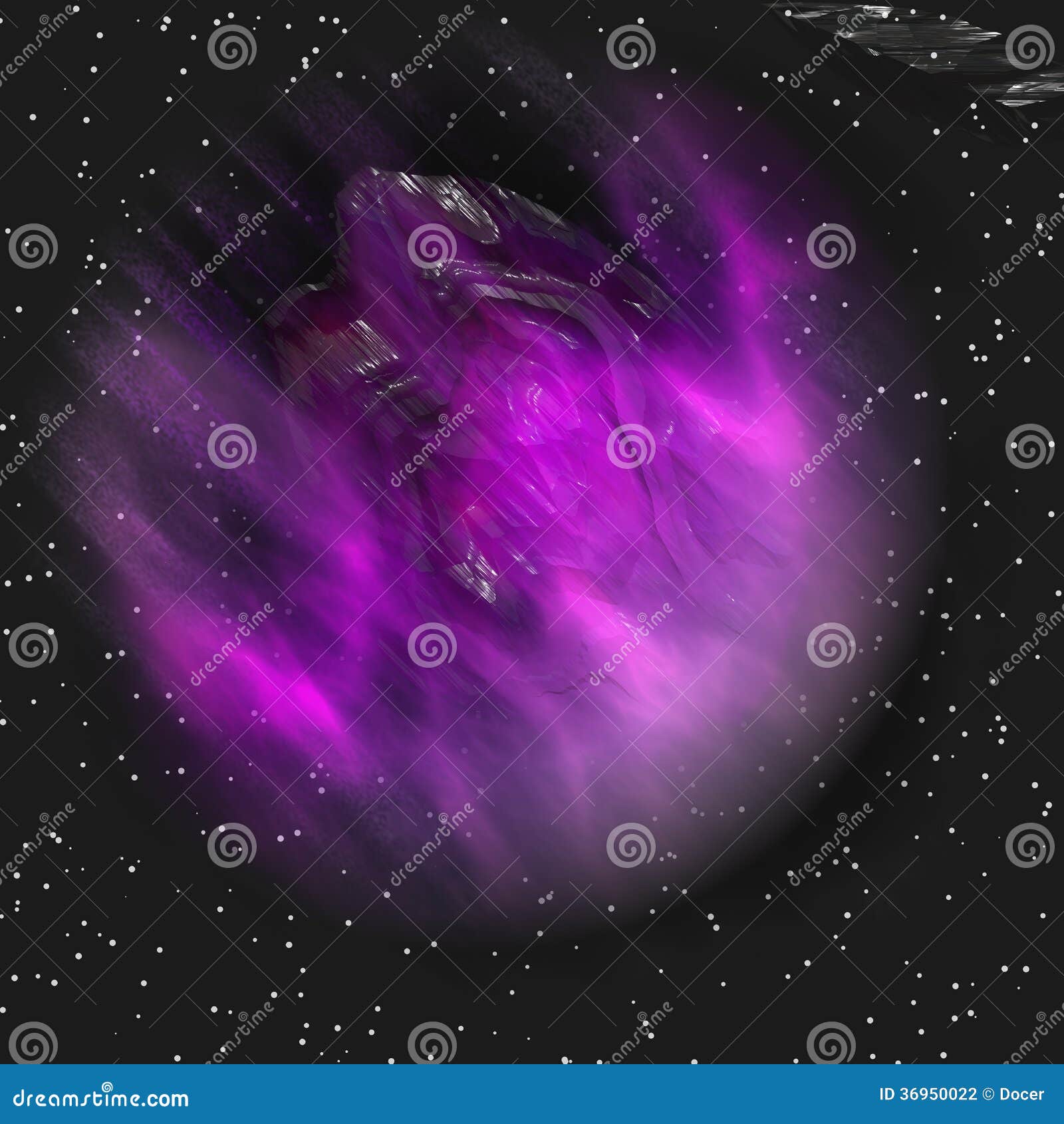 Comet Black Icon, Vector Sign On Isolated Background. Comet Concept ...