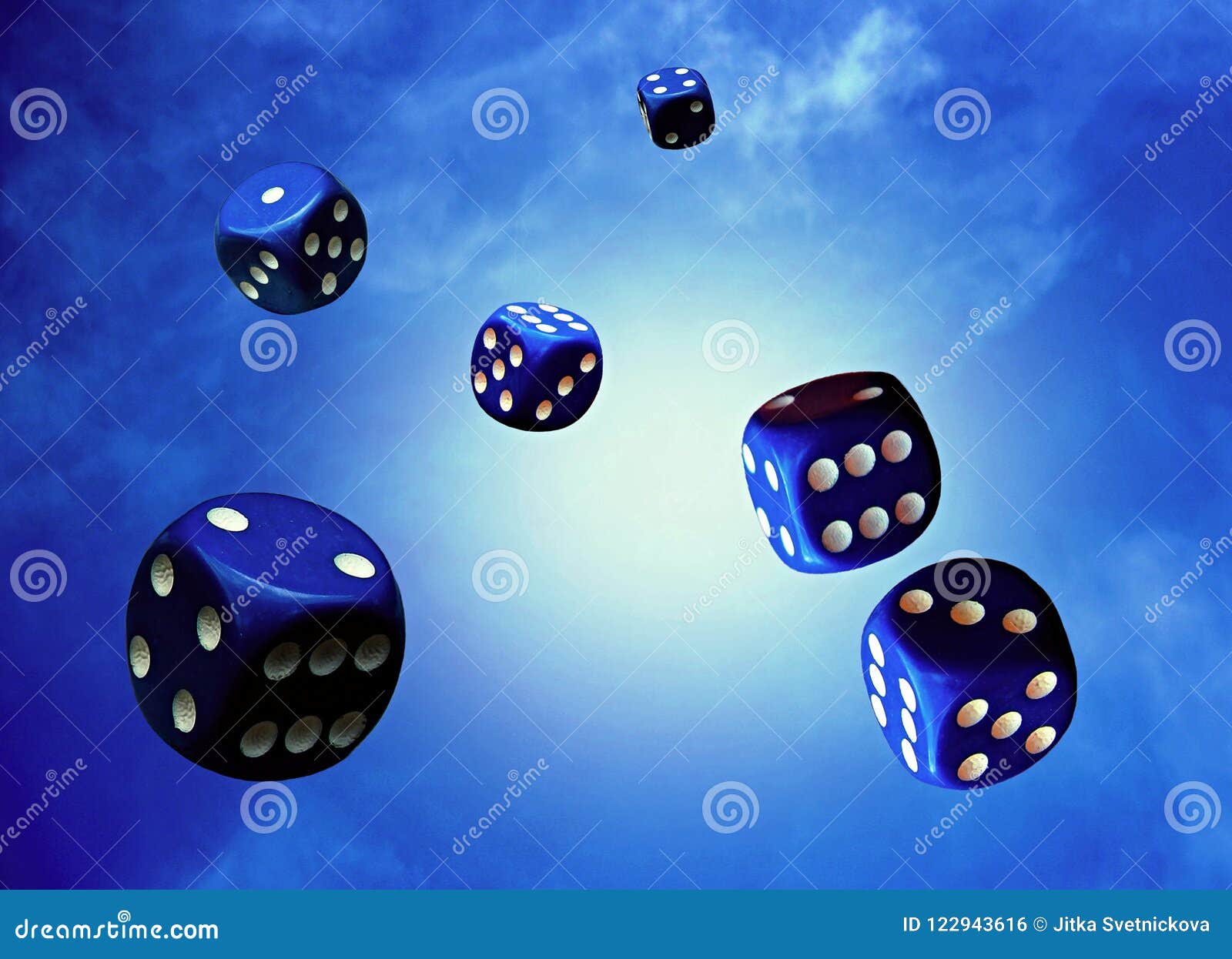 Flying dice stock illustration. Illustration of playing - 122943616