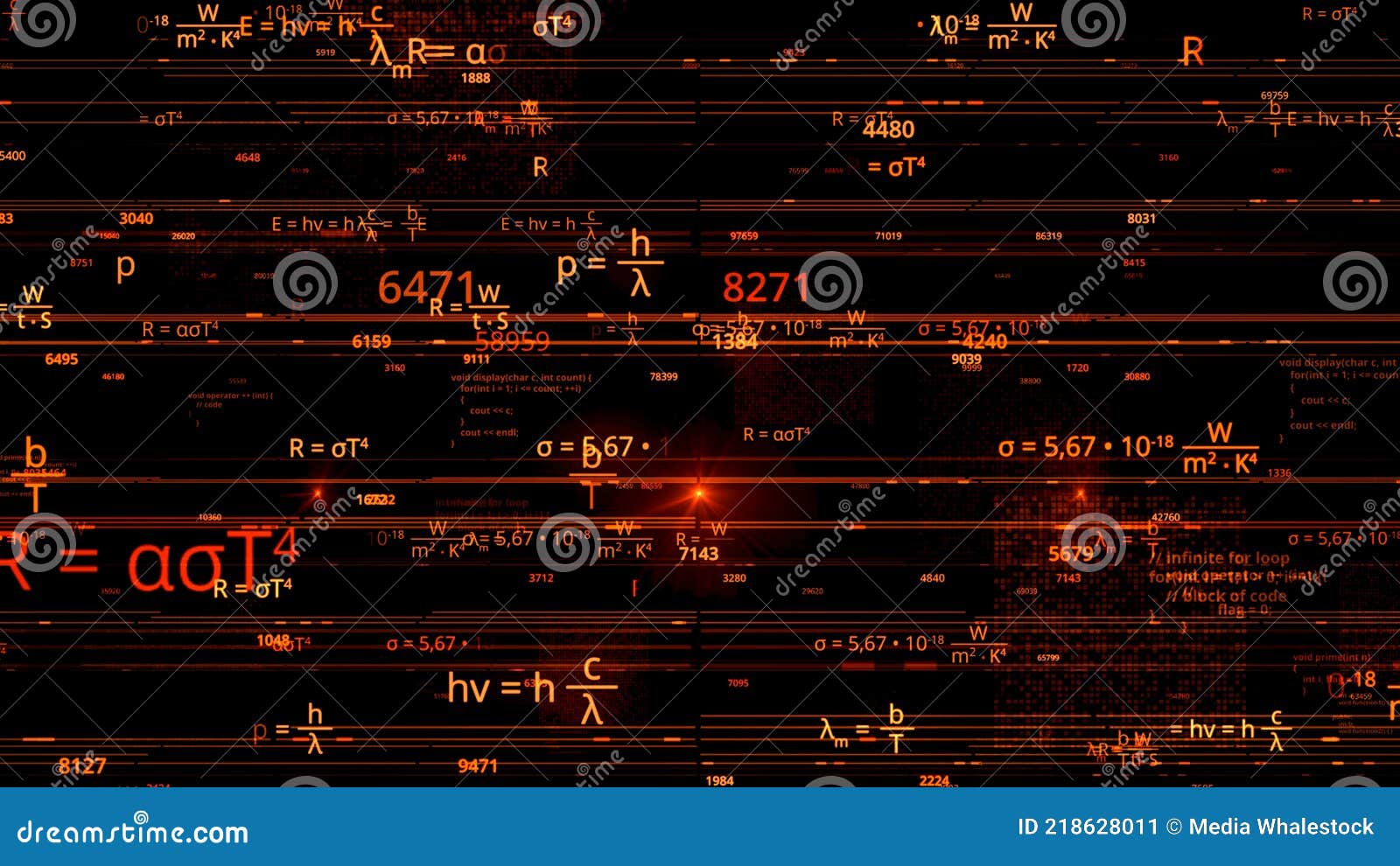 Flying through Different Mathematical Formulas, Concept of Science and ...