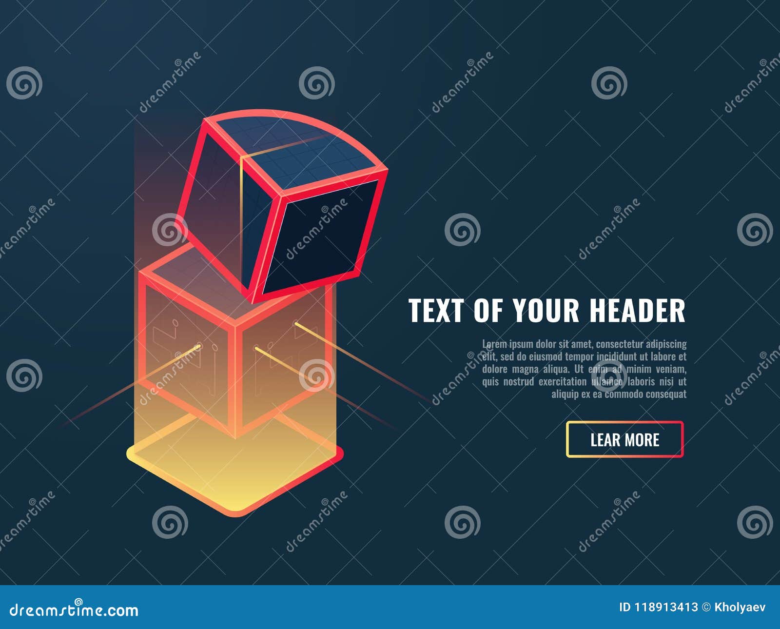 Flying Digital Blocks, Electronic Development Concept, Program Product ...