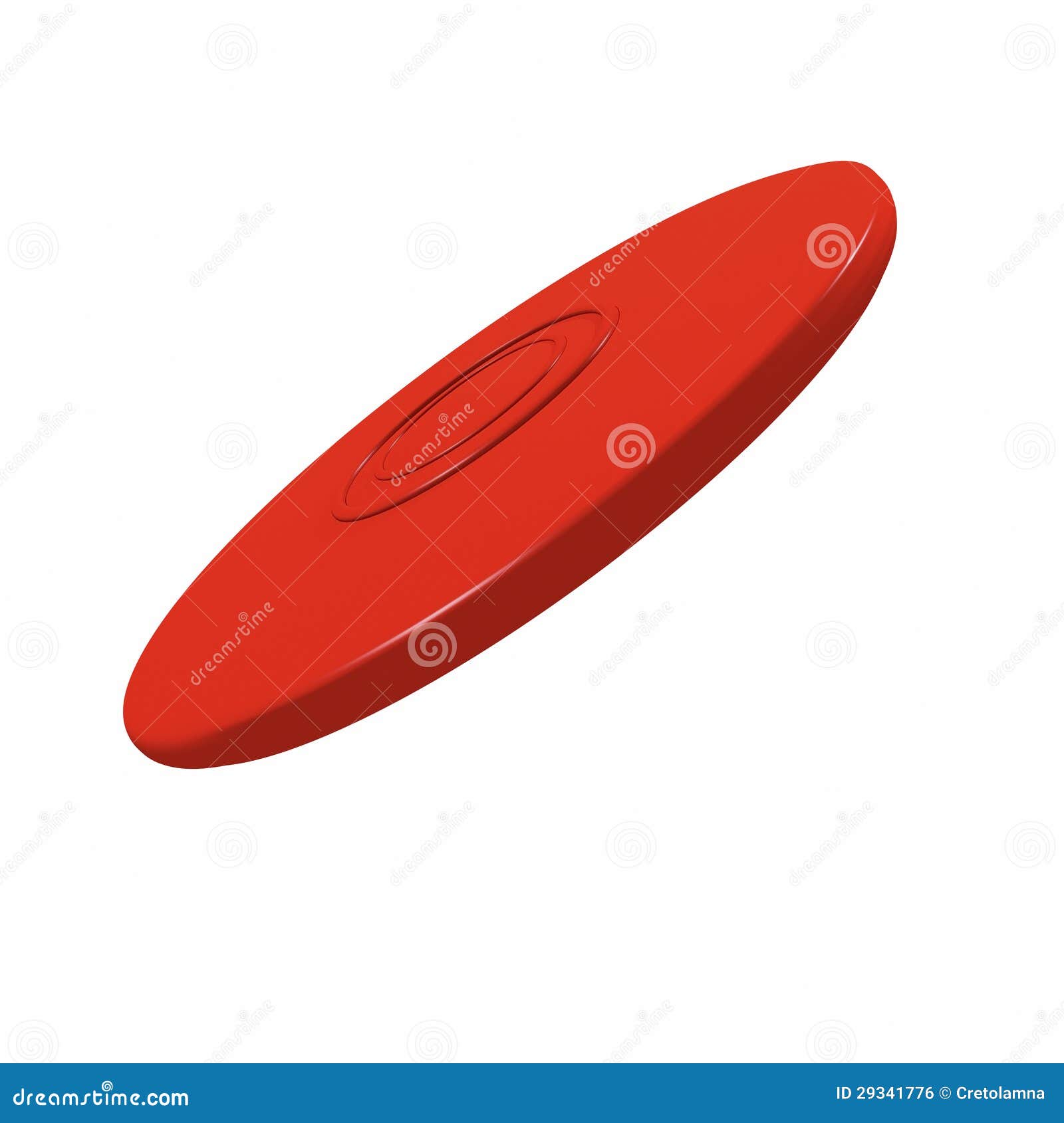 Flying disc. stock illustration. Illustration of cutout - 29341776