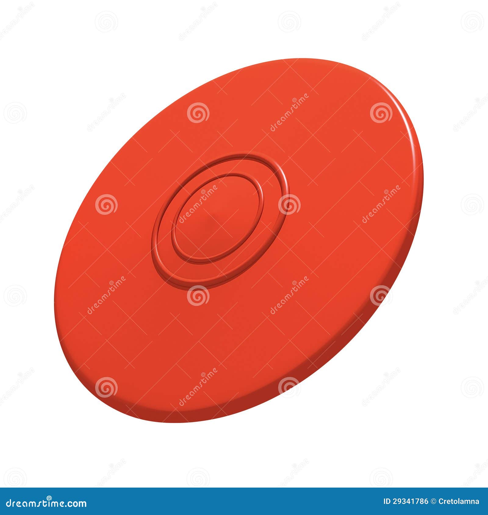 Flying disc. stock illustration. Illustration of cutout - 29341786