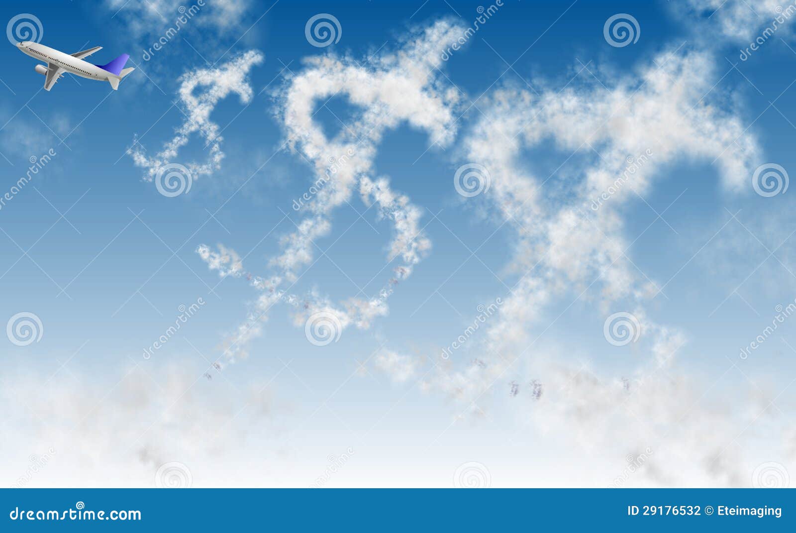 Flying dollar stock illustration. Illustration of currency - 29176532