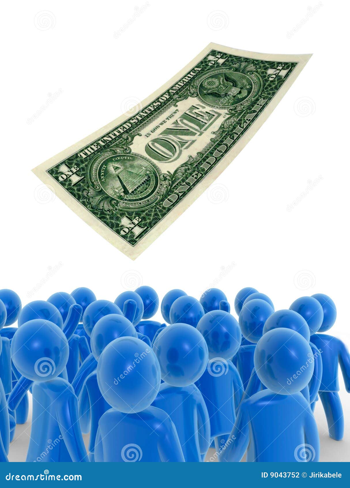 Flying 100 Dollar Bills Royalty-Free Stock Photography | CartoonDealer ...