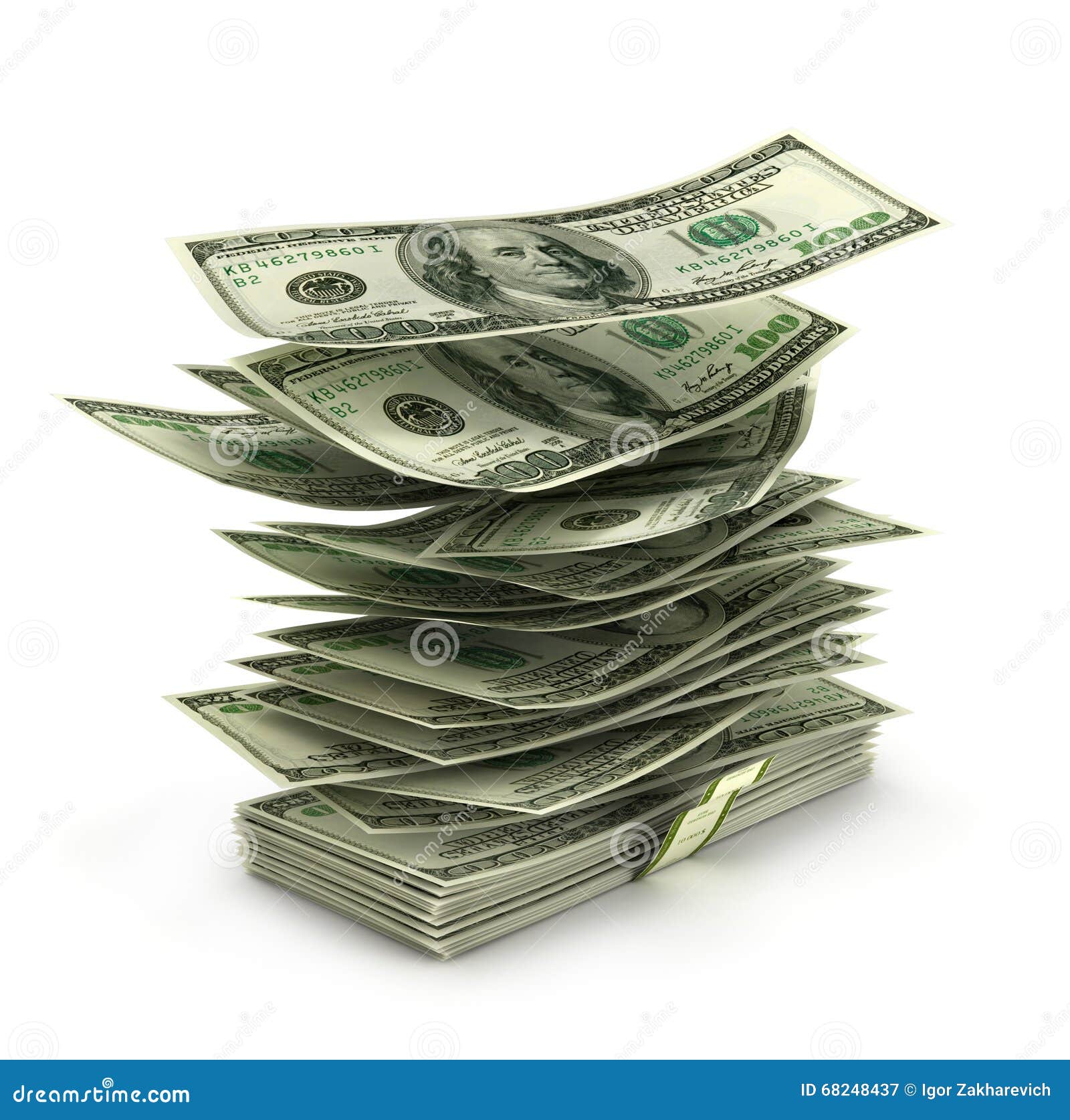Flying Dollar Bills Royalty-Free Stock Photography | CartoonDealer.com ...