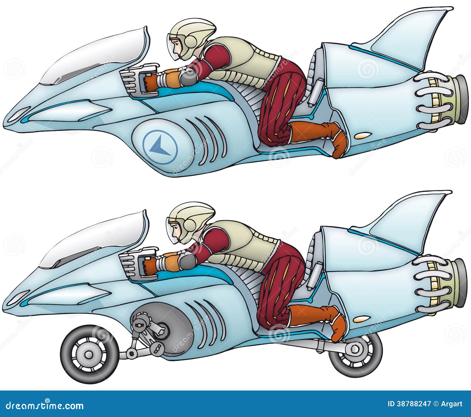 Flying Dolphin stock illustration. Illustration of rocket - 38788247