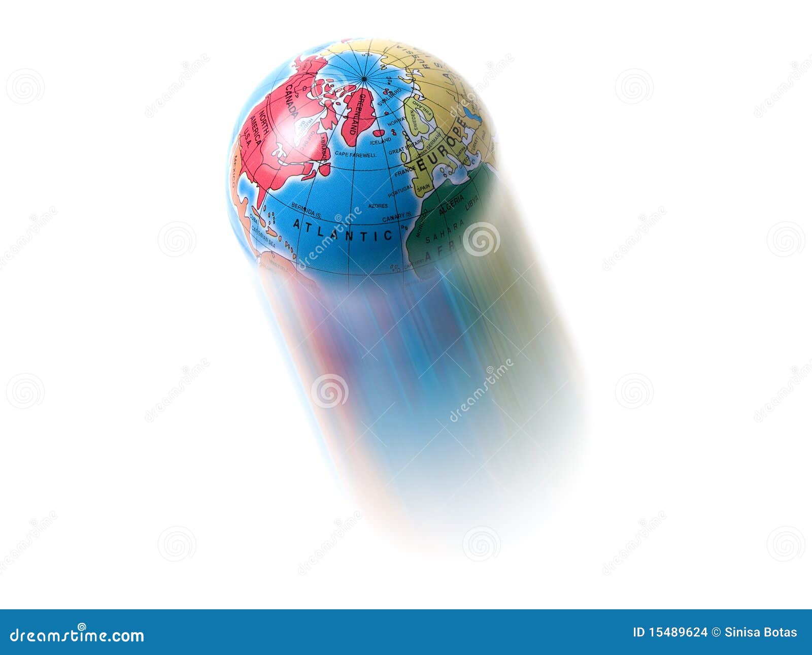 Flying Earth stock photo. Image of abstract, concepts - 15489624