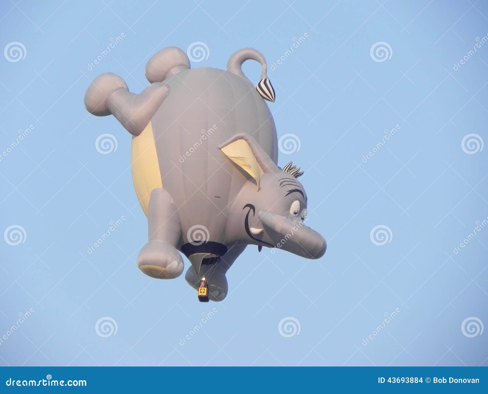 Flying Elephant editorial stock image. Image of balloon - 43693884