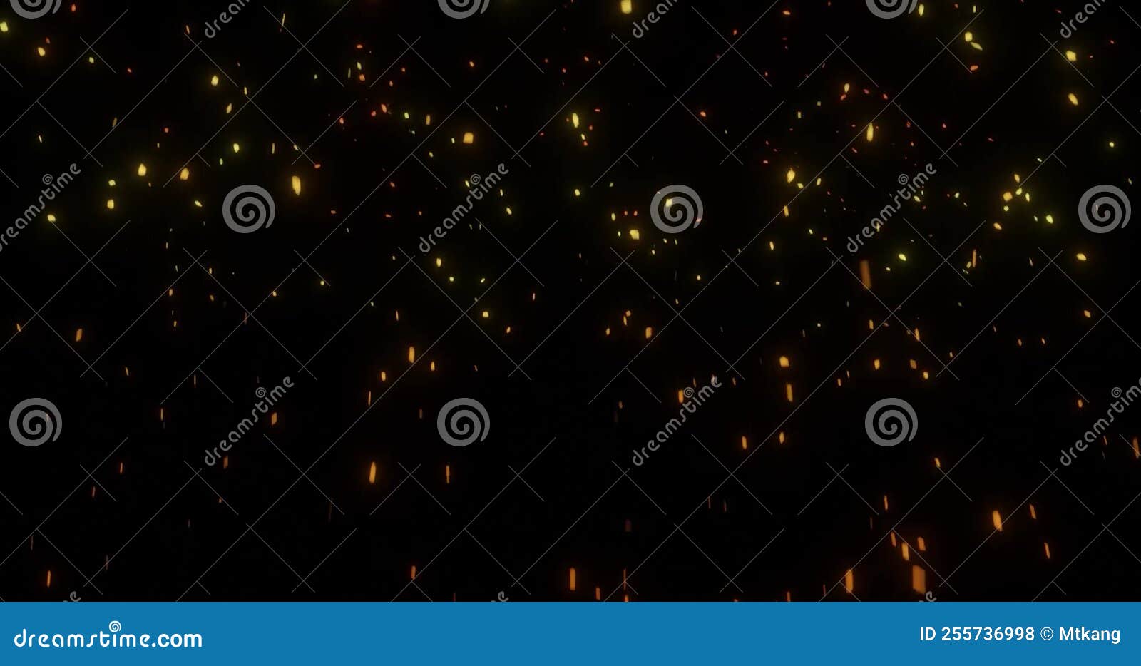 Flying Embers for Video Overlay Stock Footage - Video of fire, glowing ...