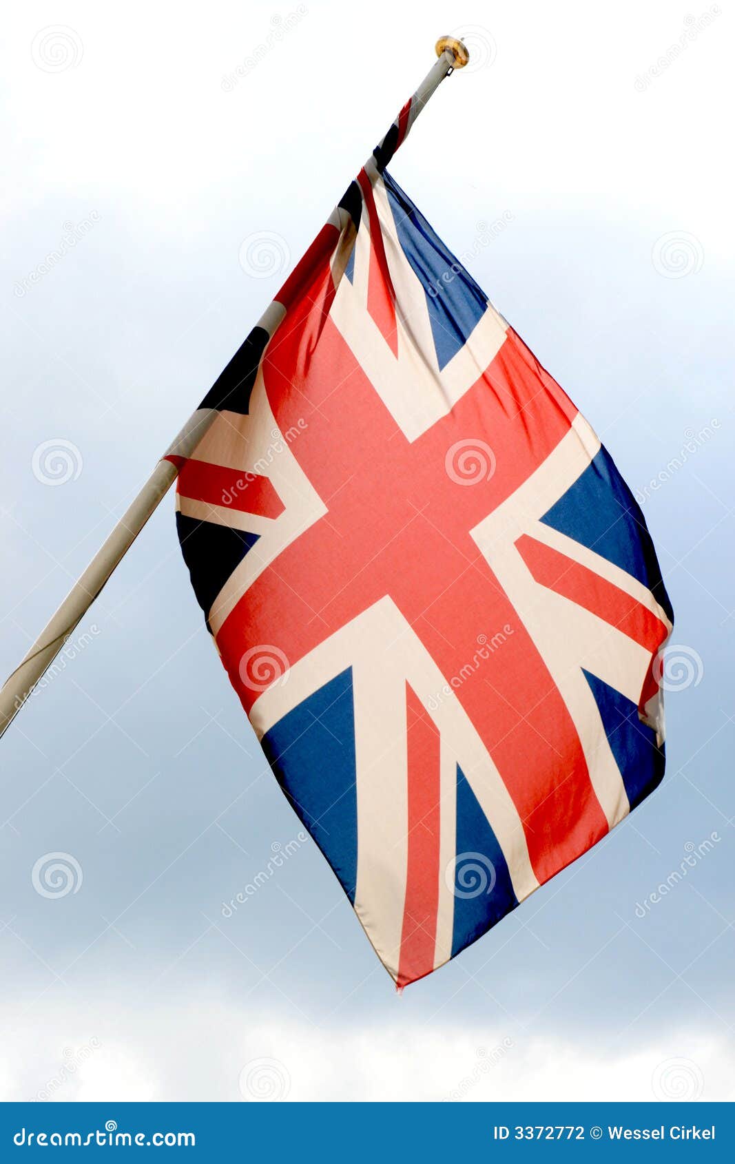 Flying english flag stock photo. Image of pattern, national - 3372772