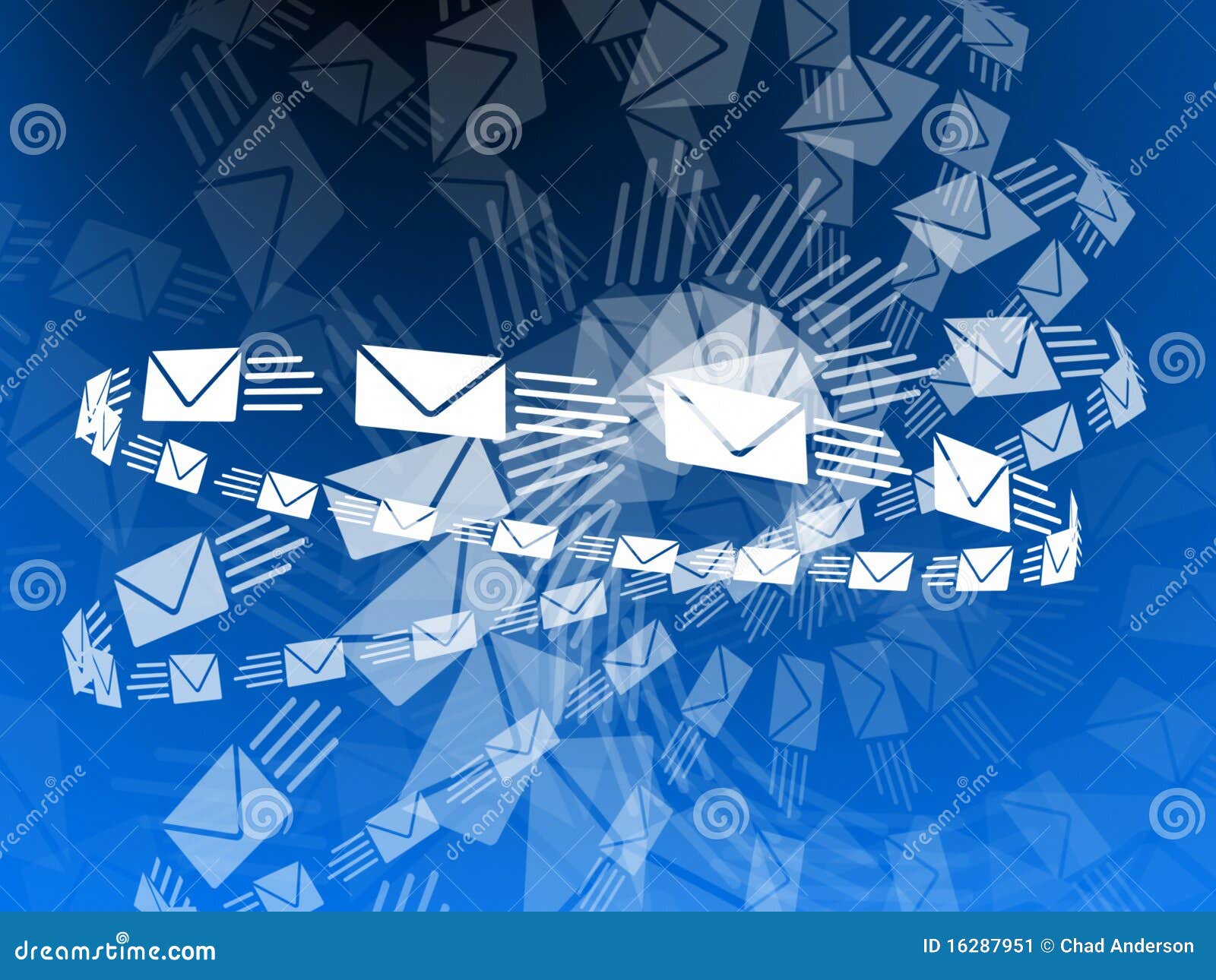 Flying Envelopes stock illustration. Illustration of outbox - 16287951