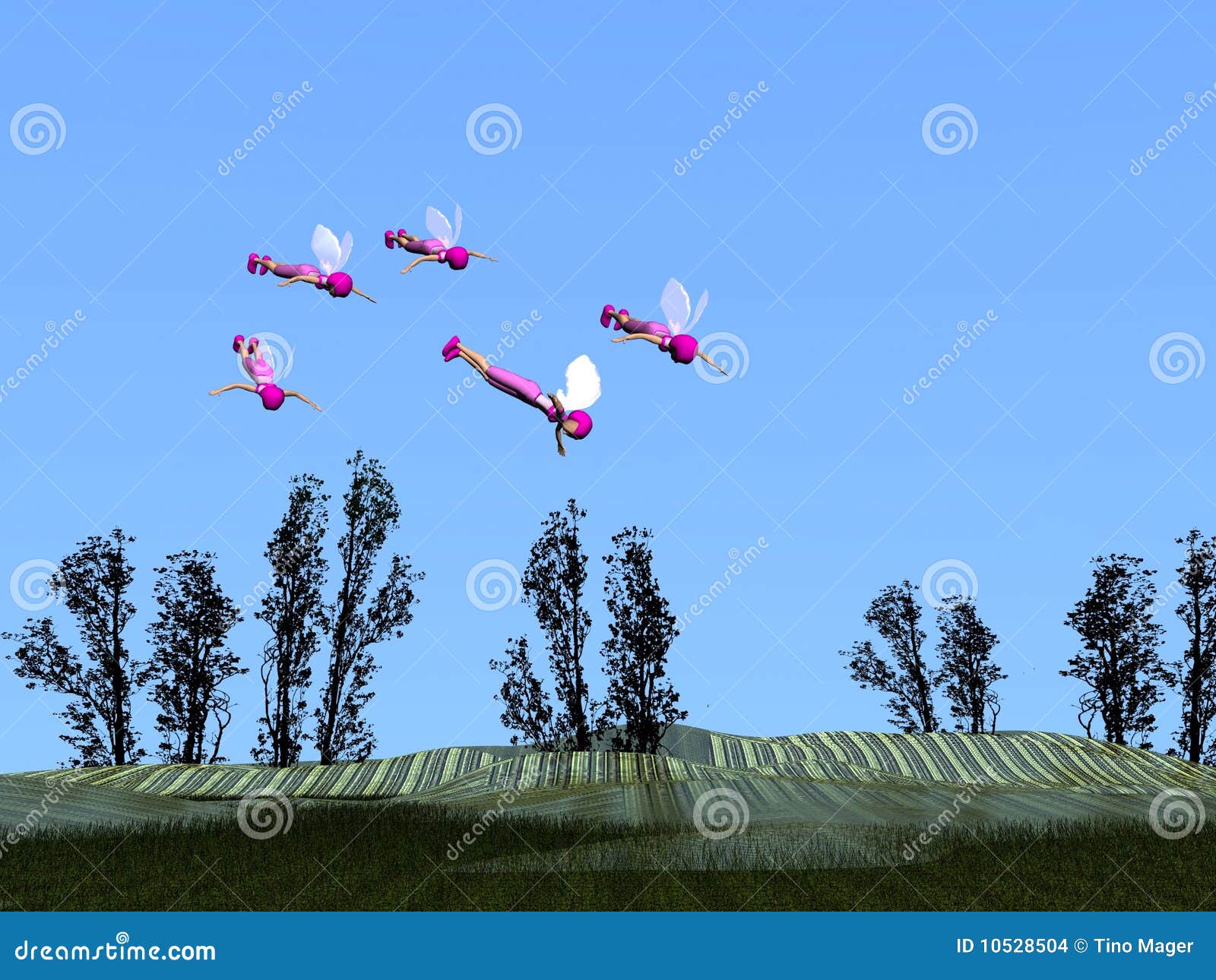 Flying fairy stock photo. Image of clear, pixie, simple - 10528504