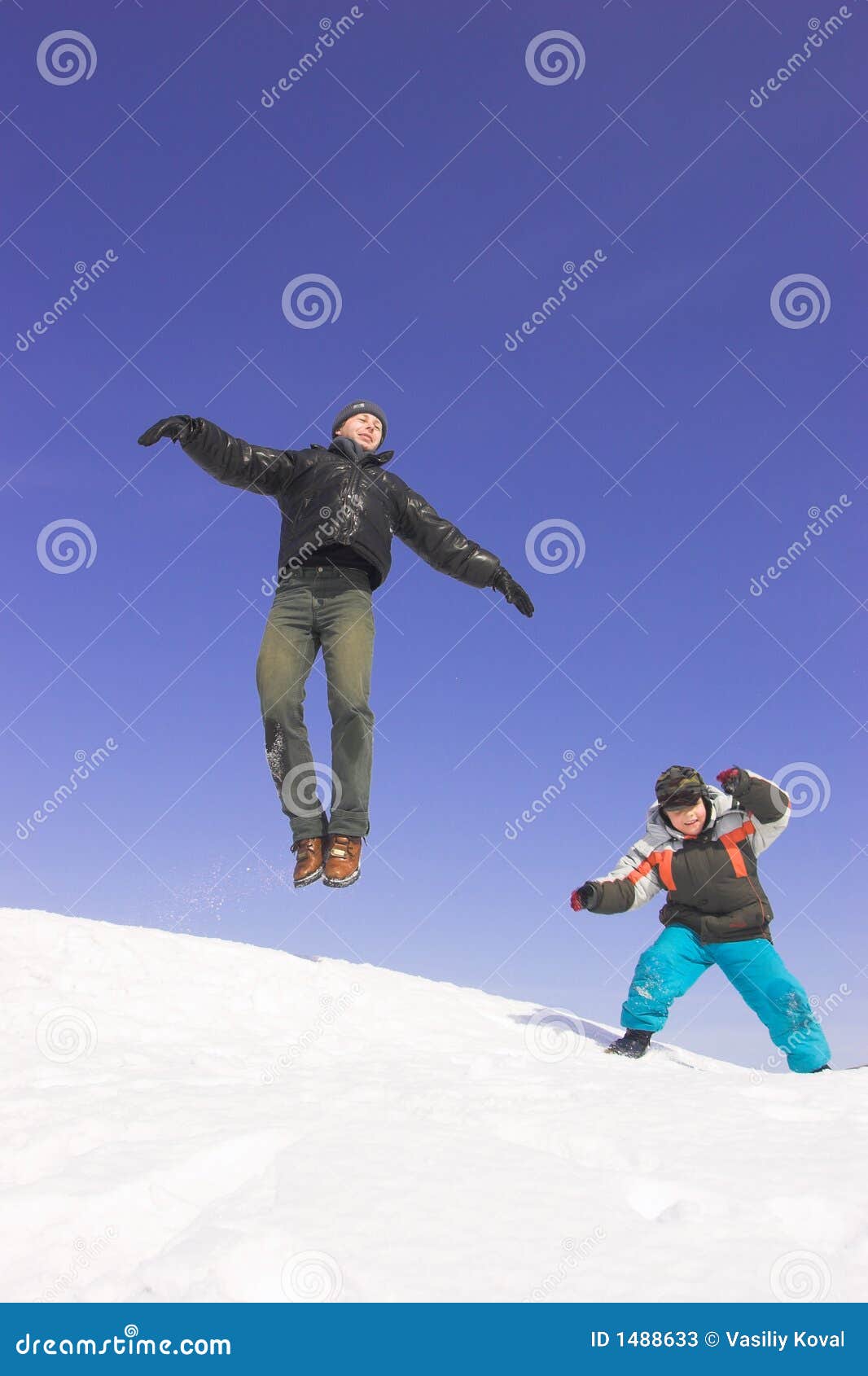 Flying family stock image. Image of babies, stand, show - 1488633