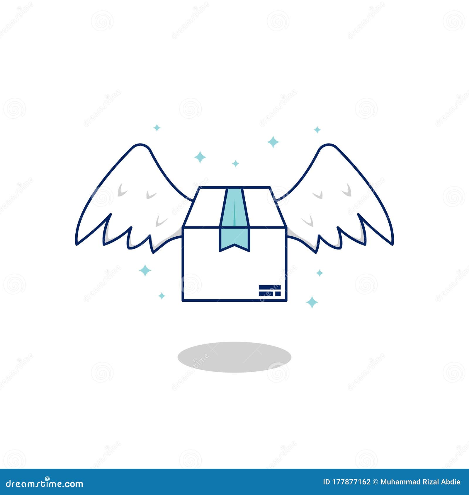 Fast Parcel Delivery Solid Icon, Logistics Symbol, Received Mail With ...