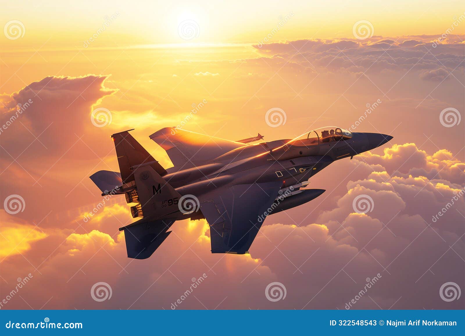 Flying Fighter Jet, Military Aircraft. Flat Vector Icon Illustration ...