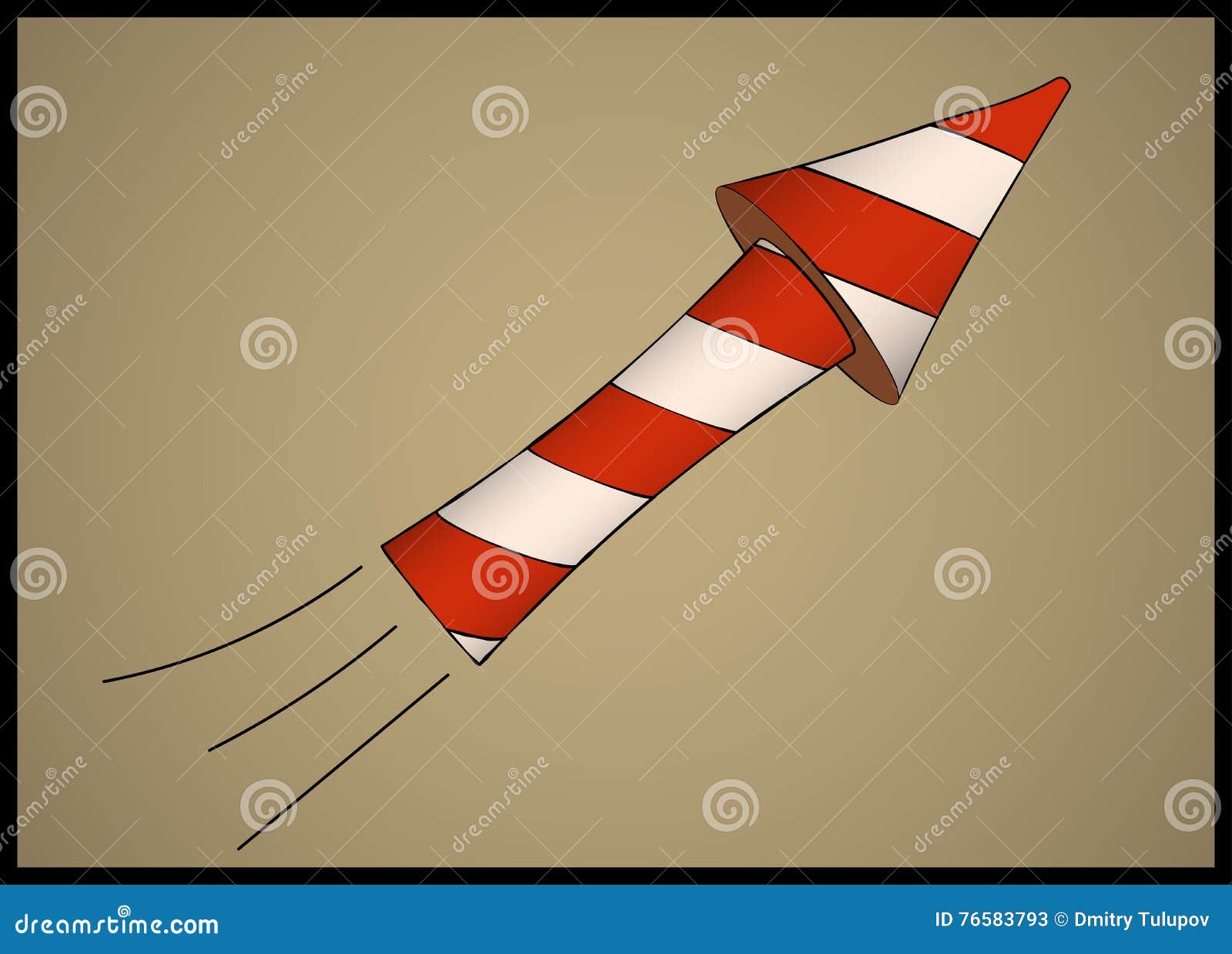 Flying firework rockets stock vector. Illustration of carnival - 76583793