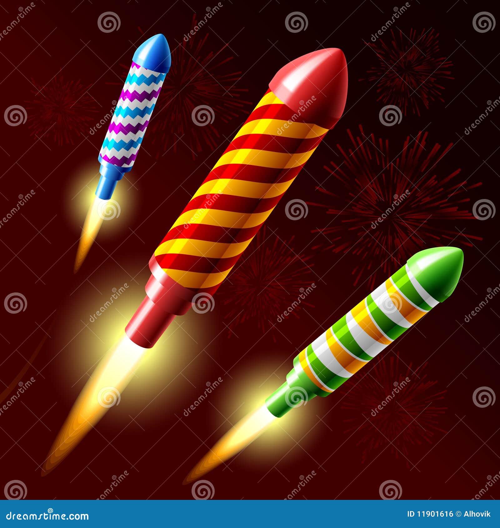Fireworks Rocket With Stinky Waste Illustration. Character Vector ...
