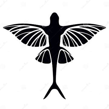 Flying fish stock vector. Illustration of fish, nature - 28733259