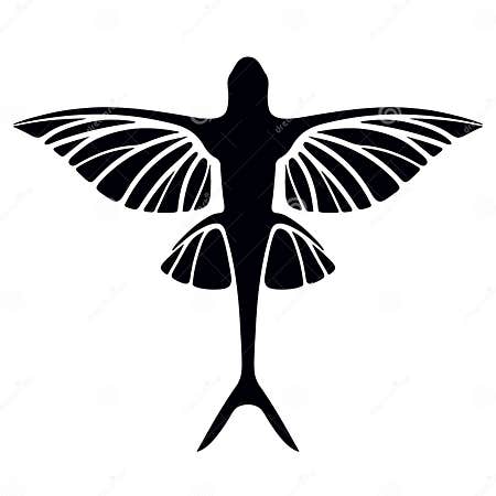 Flying fish stock vector. Illustration of fish, nature - 28733259