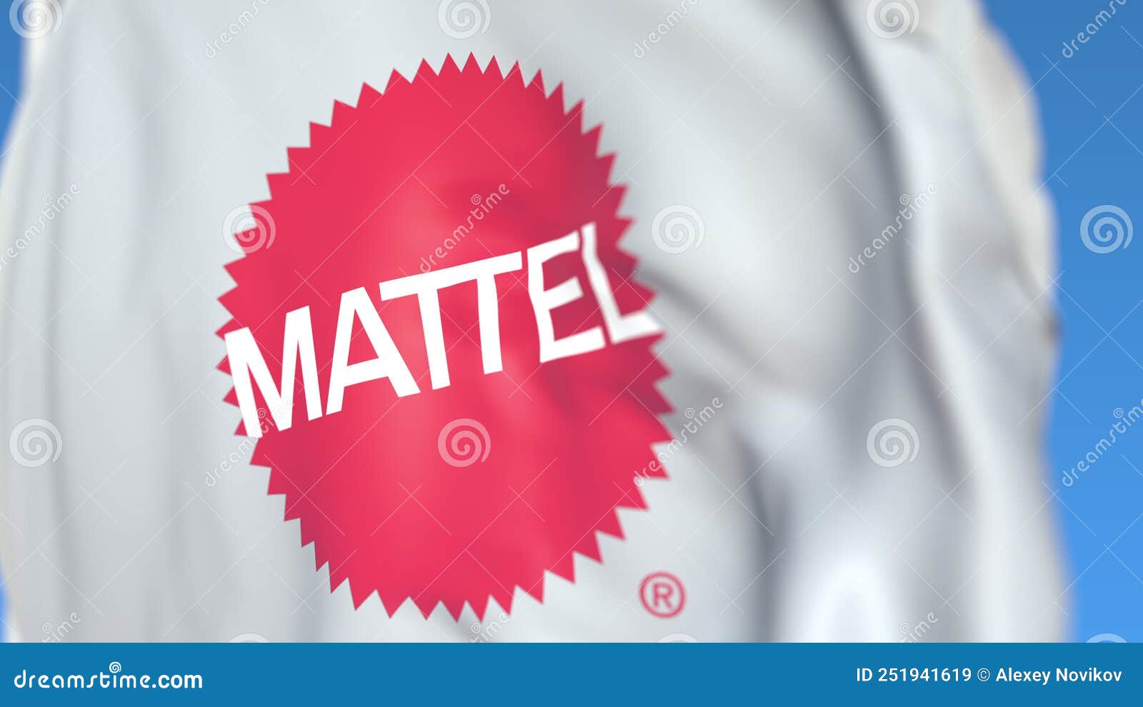 Mattel Logo Editorial Illustrative On White Background | CartoonDealer ...