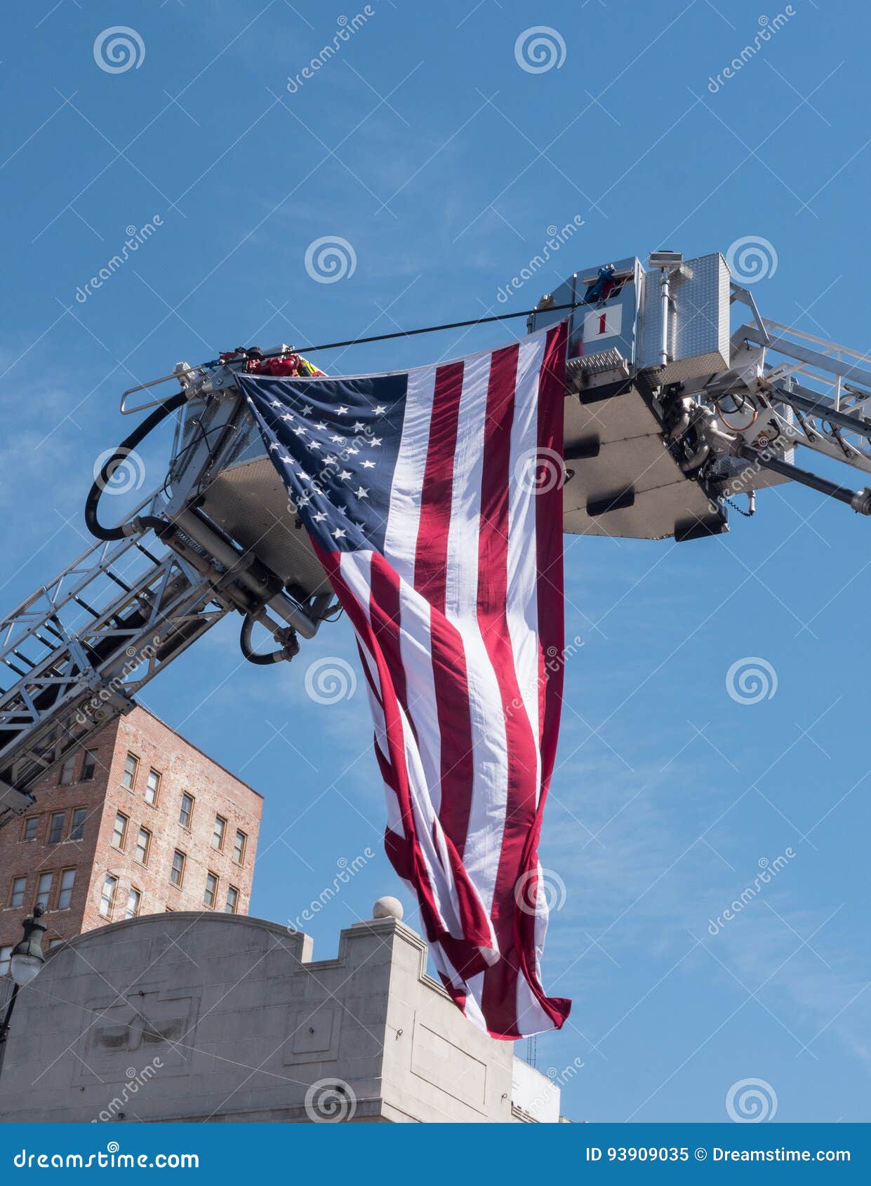 Flying the Flag stock image. Image of american, fourth - 93909035
