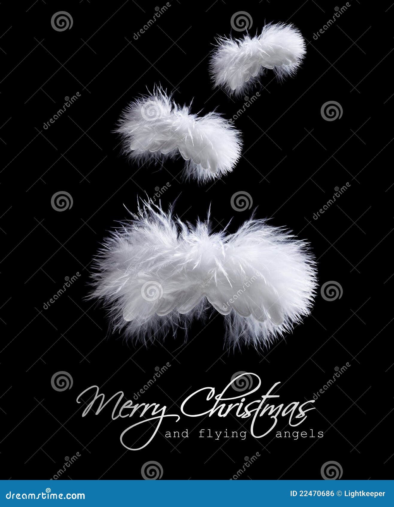 Flying Fluffy Christmas Angels Stock Photo - Image of heaven, dream ...
