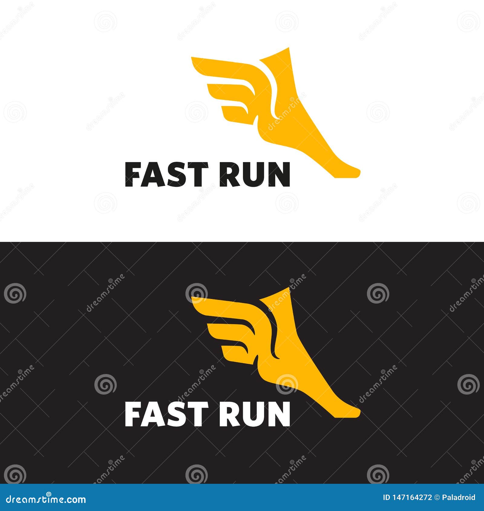 Flying Foot, Speed and Power, Mythology Stock Vector - Illustration of ...