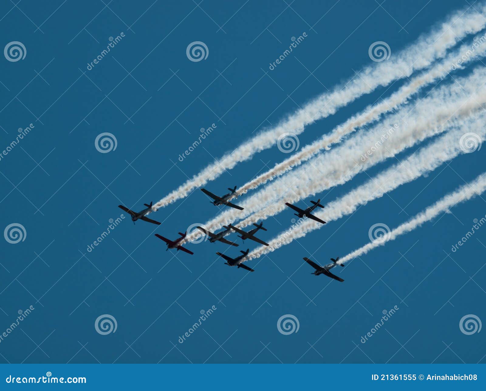 Flying in Formation stock image. Image of mountain, airshow - 21361555