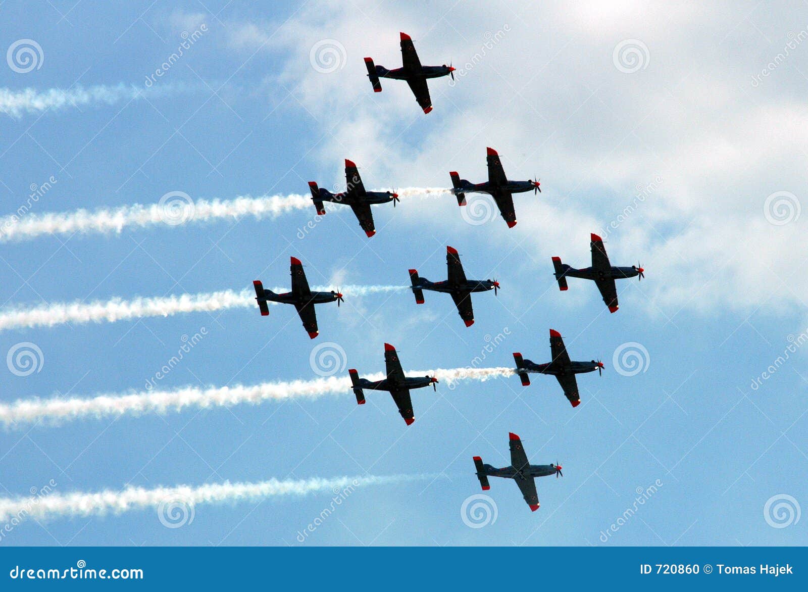Flying formation stock photo. Image of international, festival - 720860