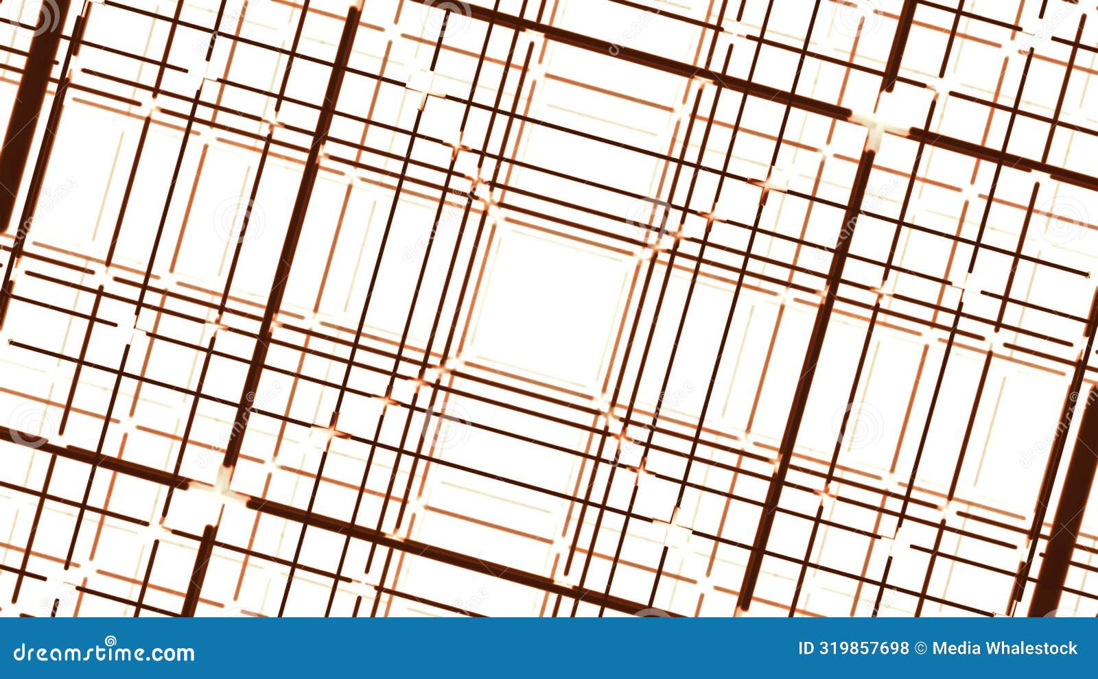 Flying Forward through Rectangular Corridor, Long Tunnel. Design ...