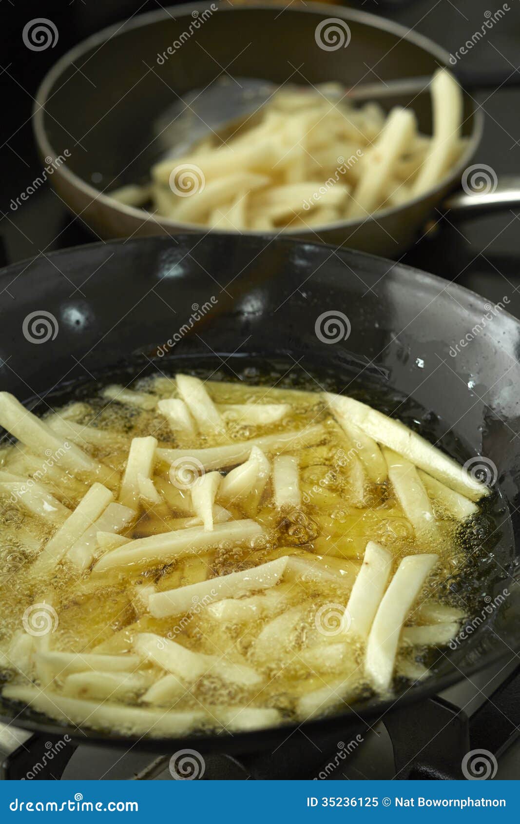 Flying french fries stock image. Image of cooked, snack - 35236125