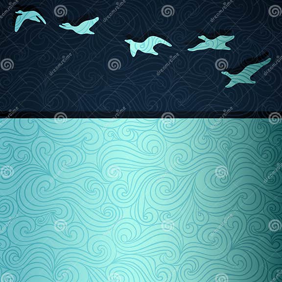 Flying Geese stock vector. Illustration of abstract, background - 25466672