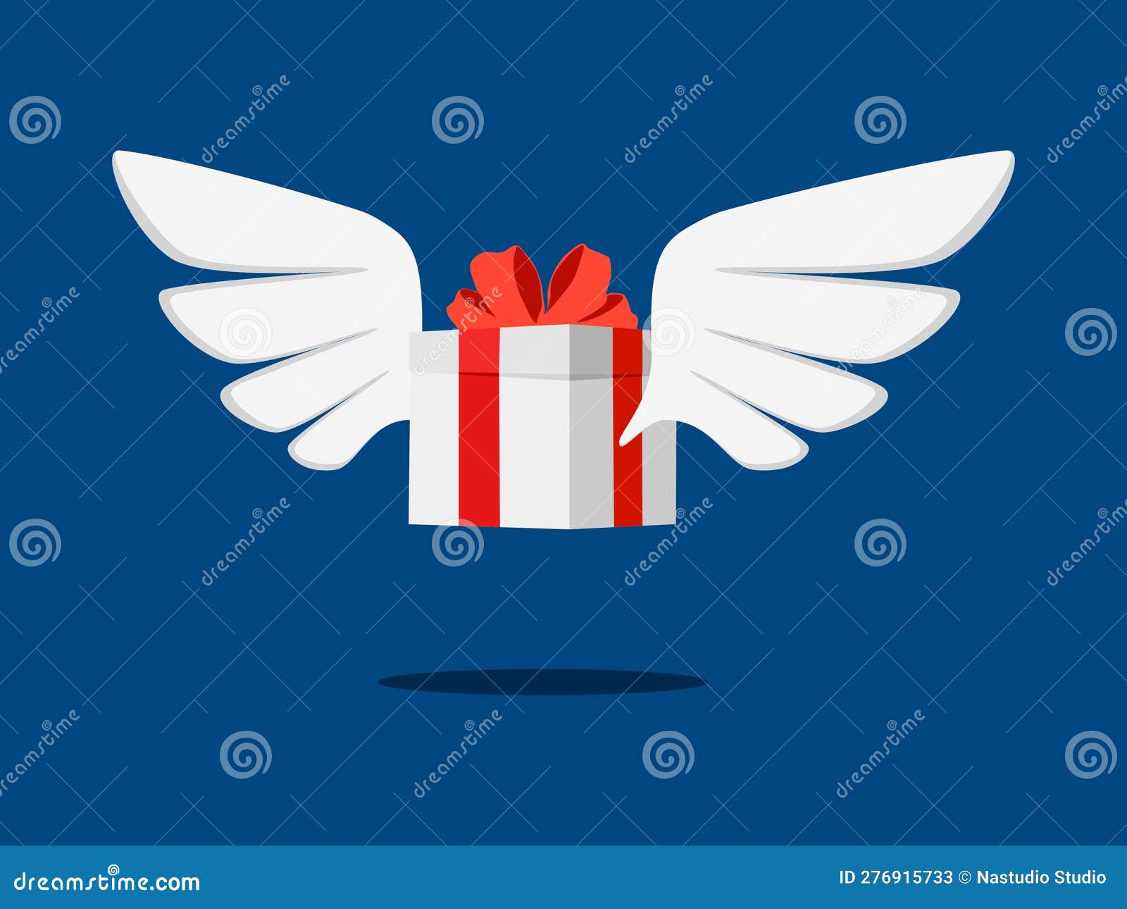 Flying Gift Box Online Delivery Service or Transport and Logistics ...