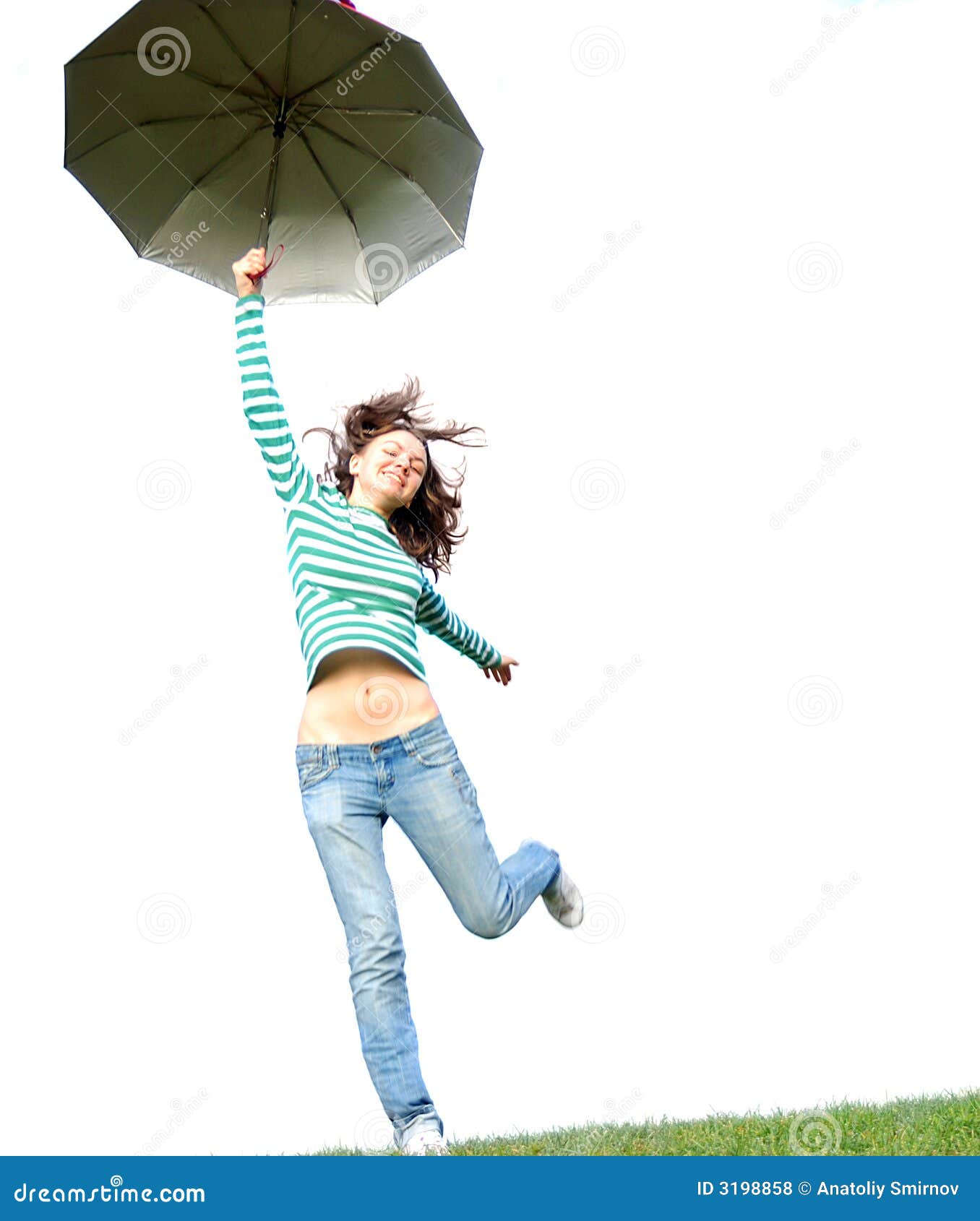 Flying girl stock photo. Image of flying, color, beautiful - 3198858
