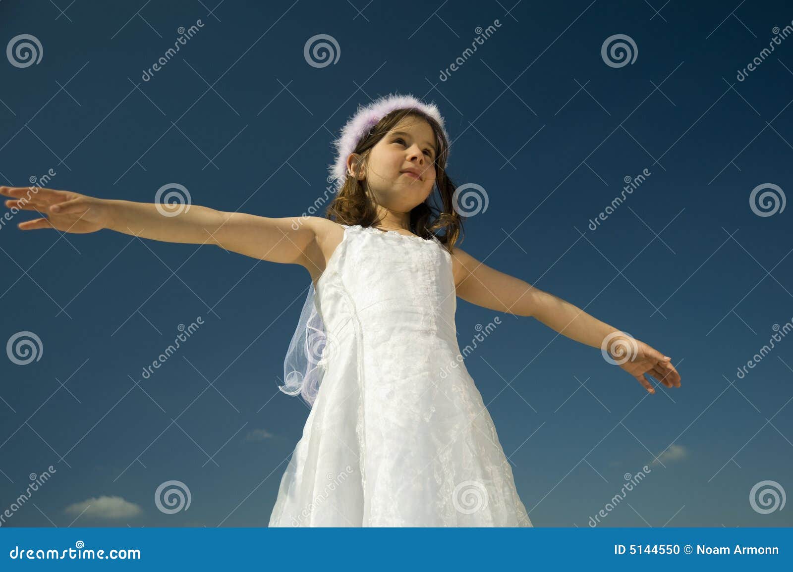 Flying girl stock photo. Image of outdoors, leisure, open - 5144550