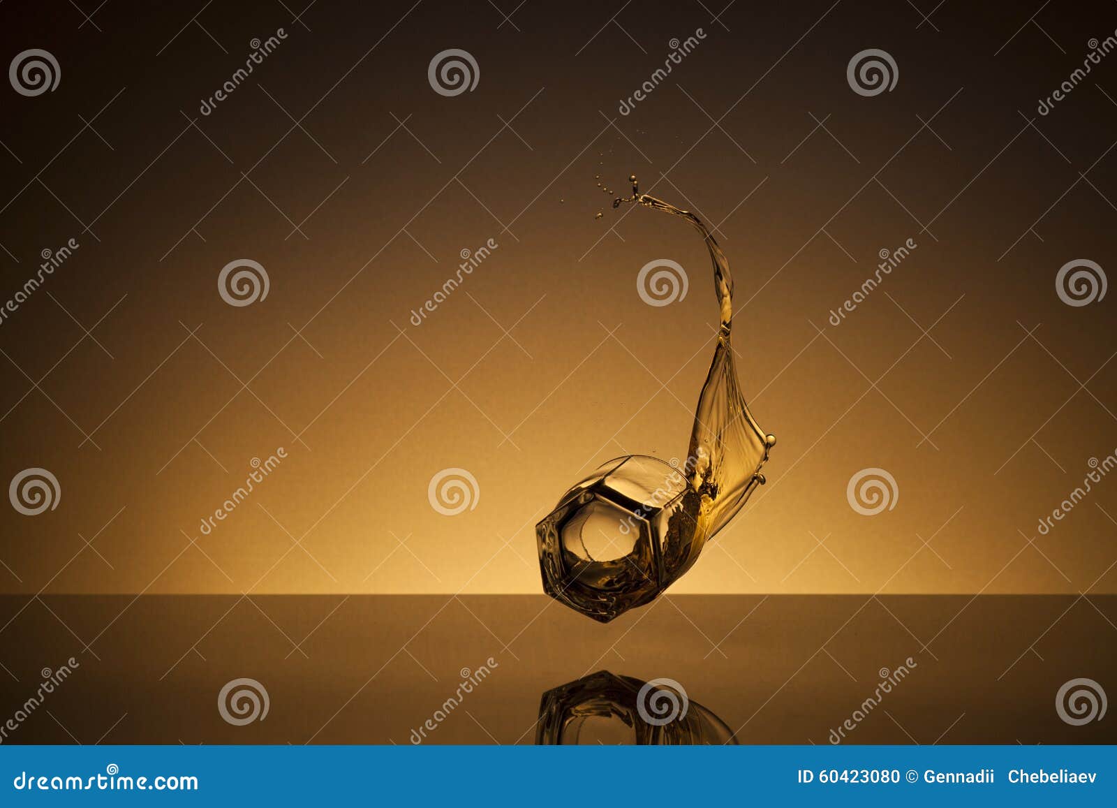Flying glass of whiskey stock photo. Image of glass, spill - 60423080
