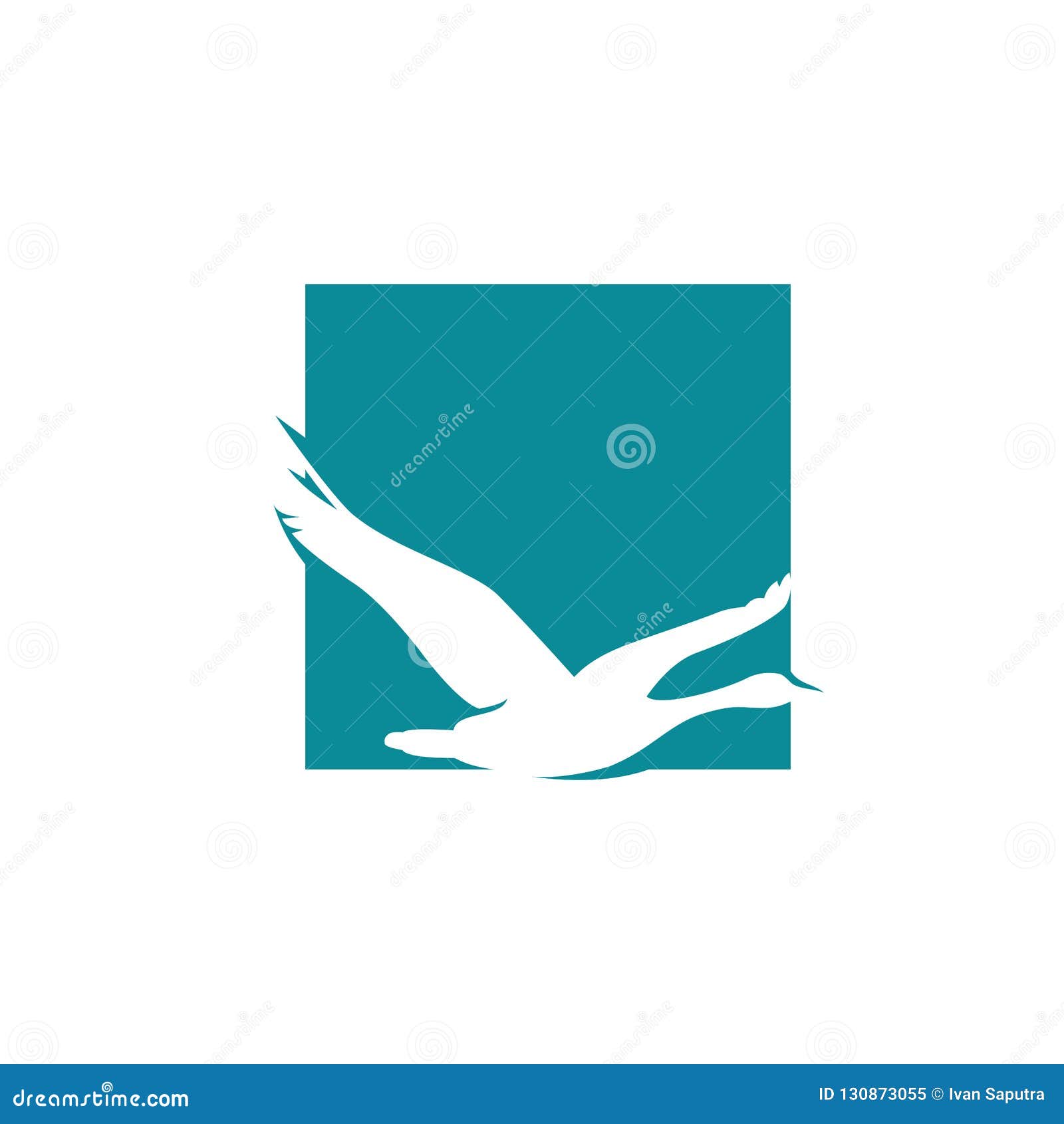 Flying Goose Vector Illustration, Bird Logo Design Inspiration Stock ...