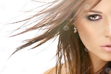 Flying hair stock image. Image of style, isolated, hairstyle - 10906721