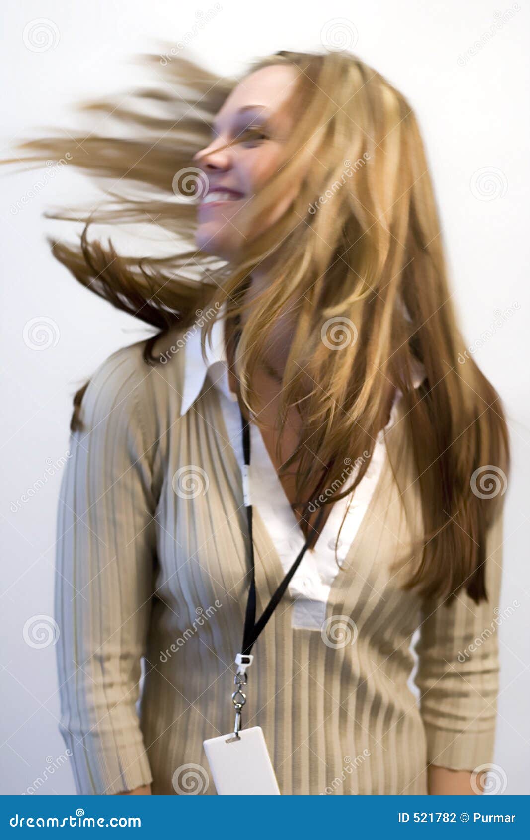 Flying hair stock photo. Image of hair, women, turn, female - 521782