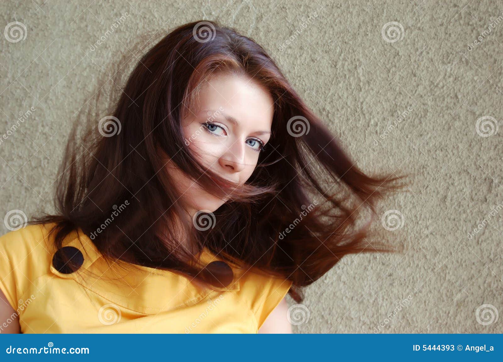 Flying hair stock image. Image of hair, beauty, woman - 5444393