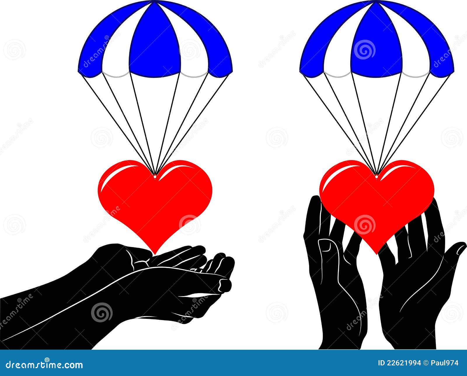 The Flying Heart stock vector. Illustration of heart - 22621994