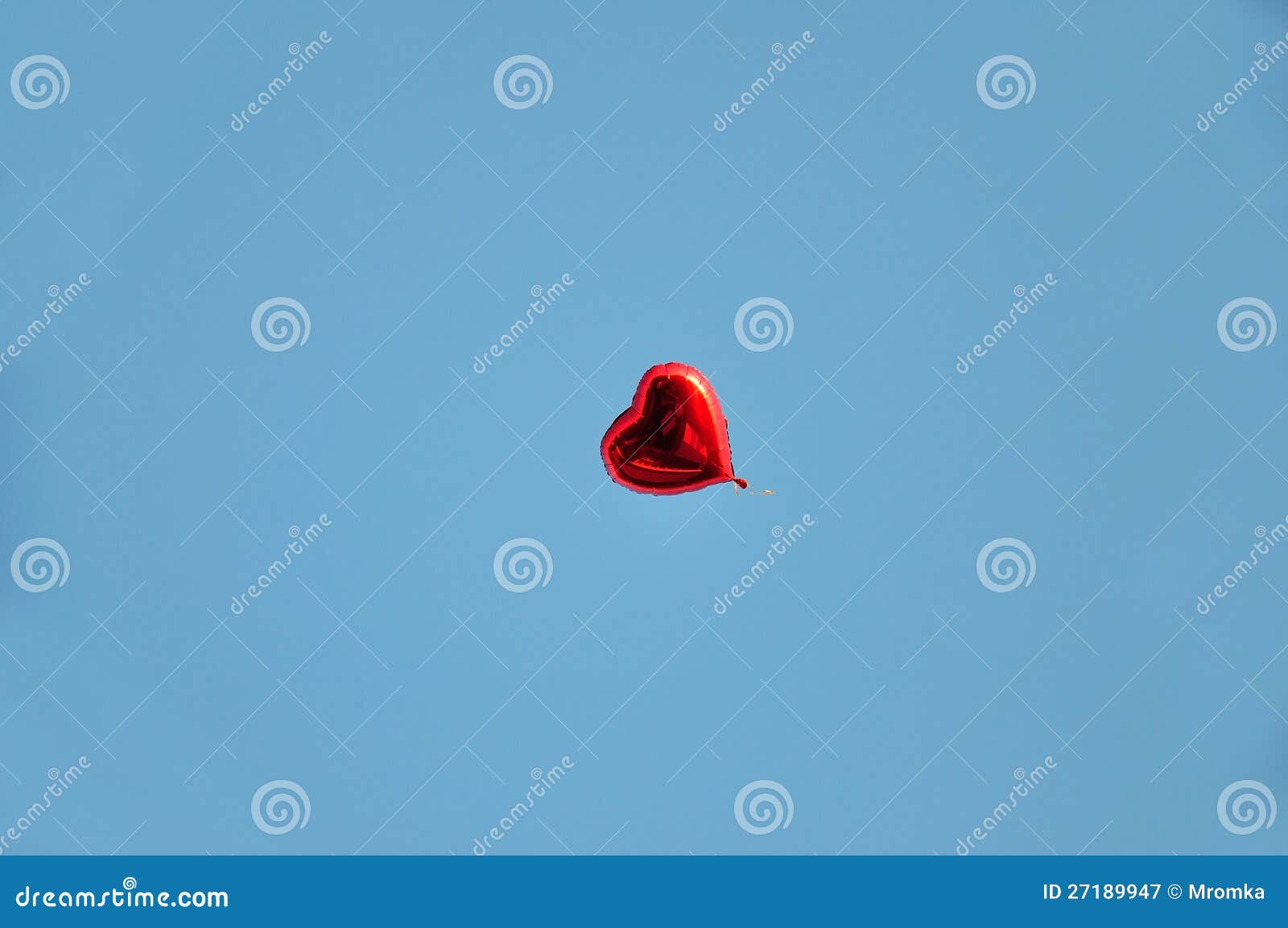 Flying heart stock image. Image of flying, blue, balloon - 27189947