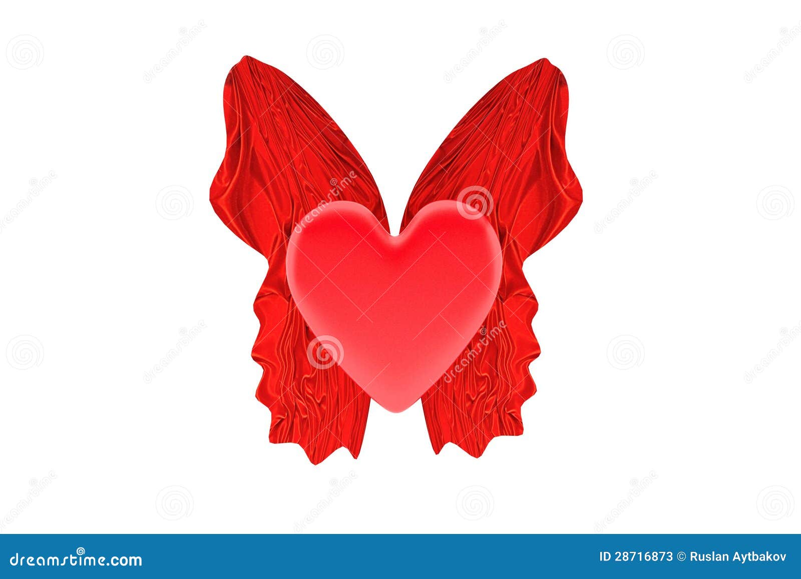 Flying heart stock image. Image of love, openness, value - 28716873