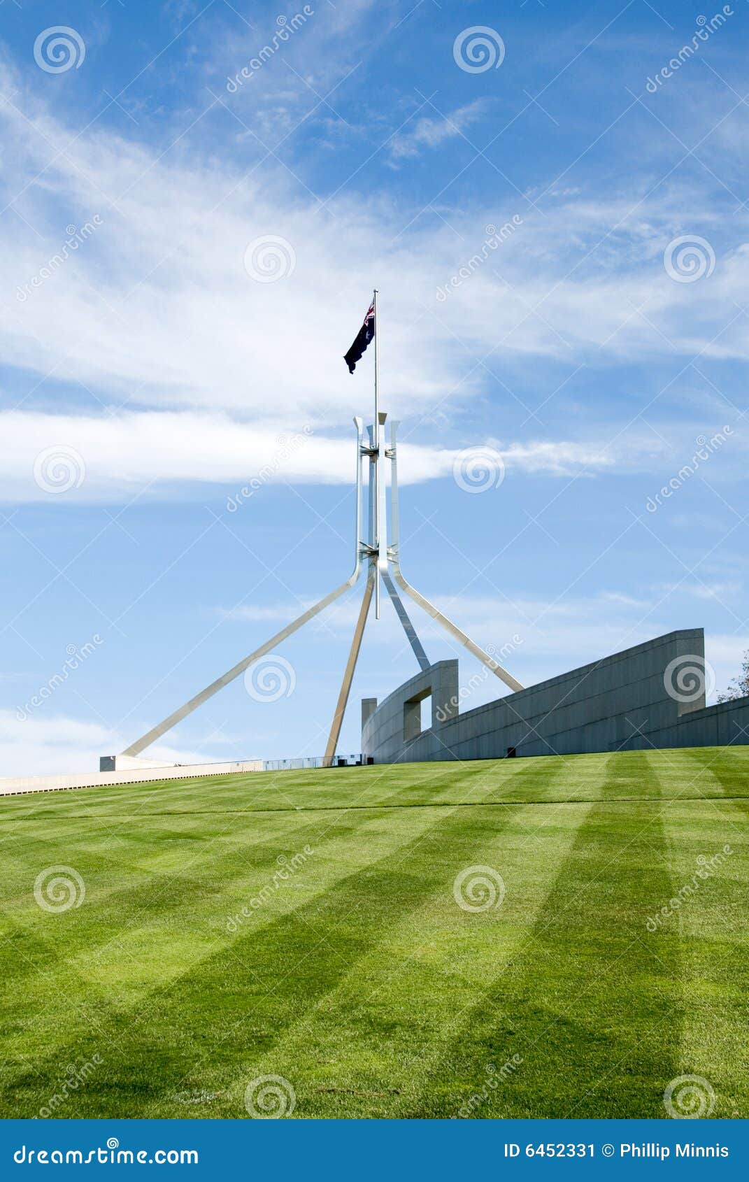 Flying High stock image. Image of flagpole, canberra, green - 6452331