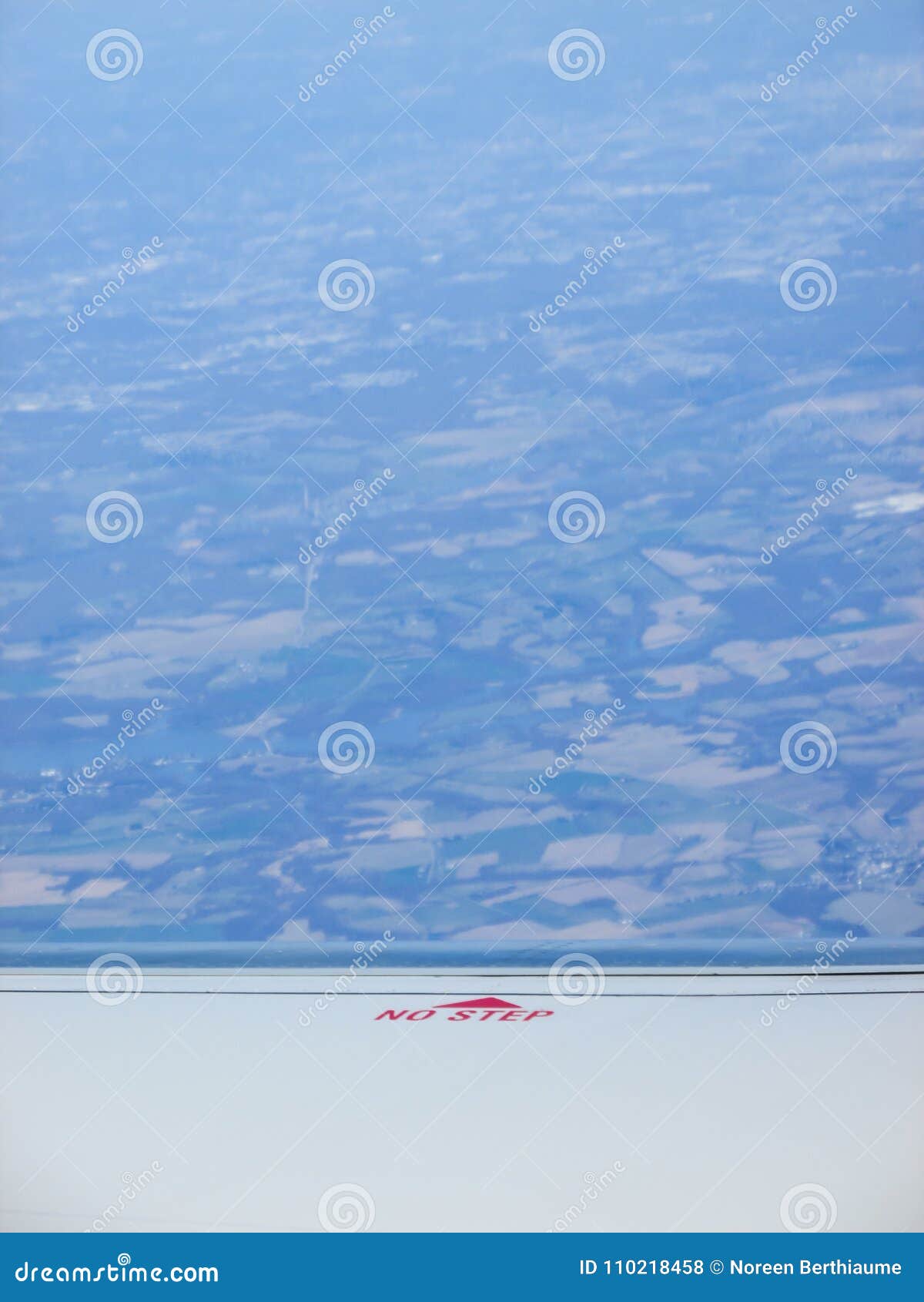 Flying High with No Step on Wing of Plane Stock Photo - Image of arrow ...