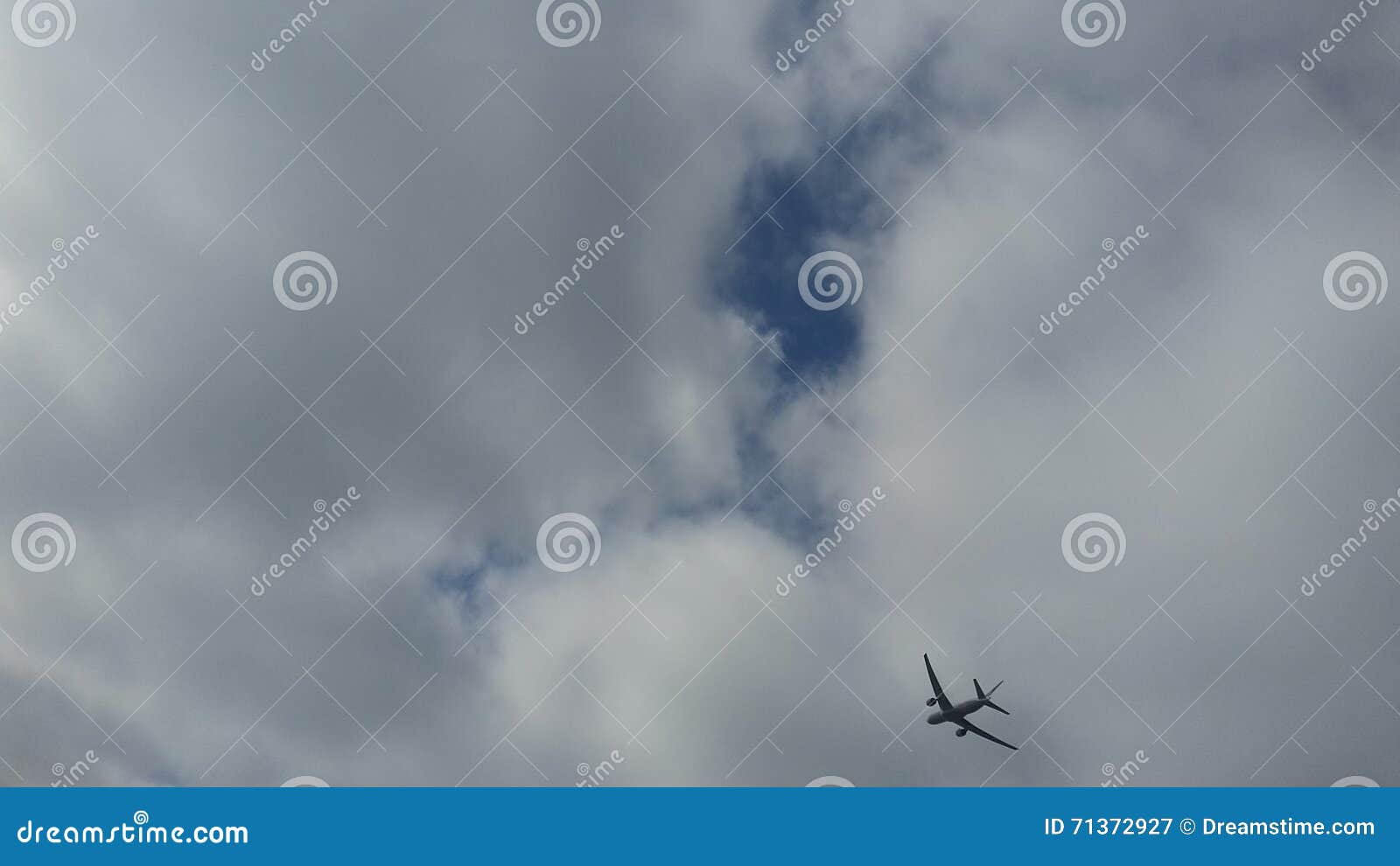 Flying high stock image. Image of clouds, high, flying - 71372927
