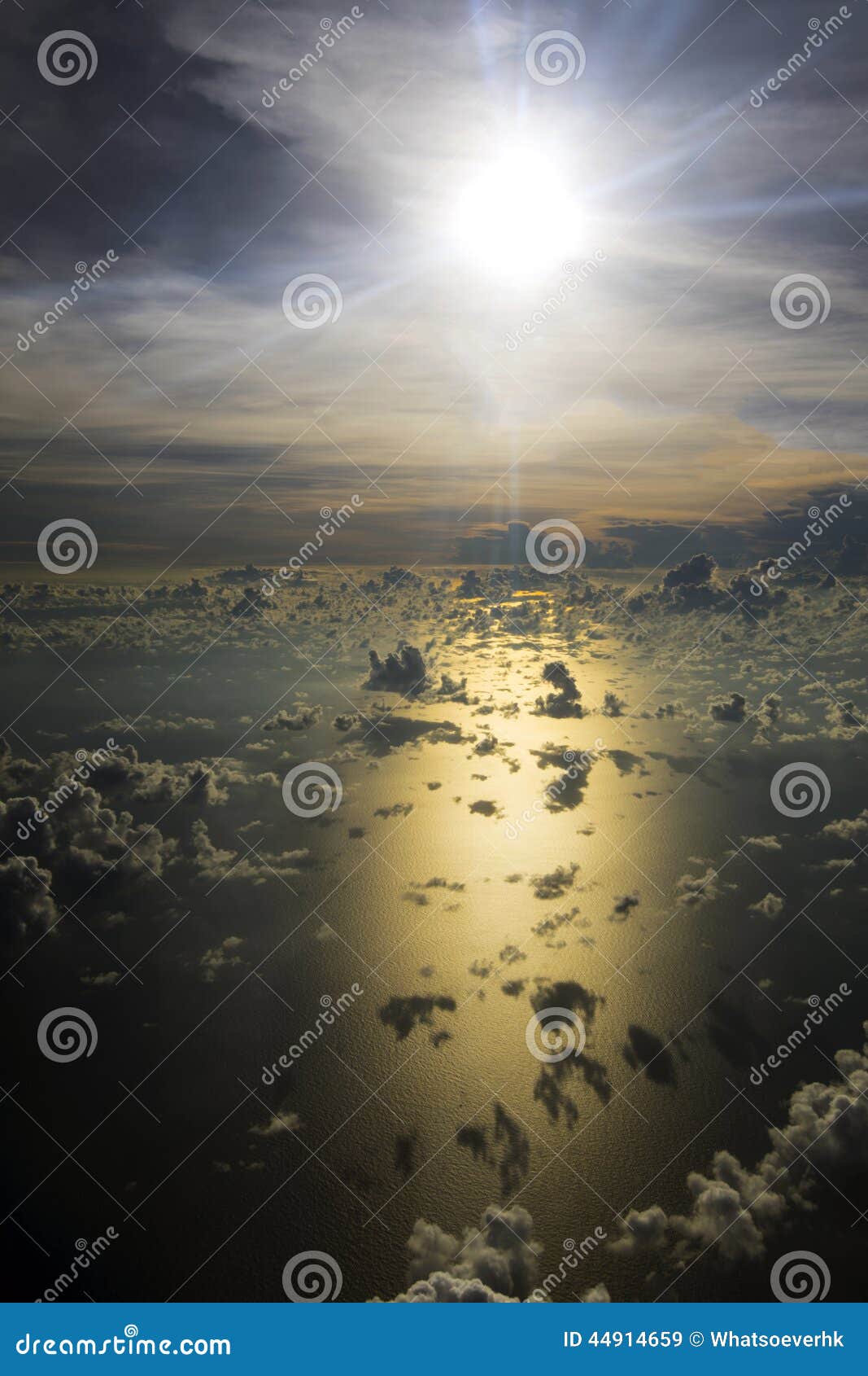 Flying High in the Sky stock image. Image of cloud, clear - 44914659