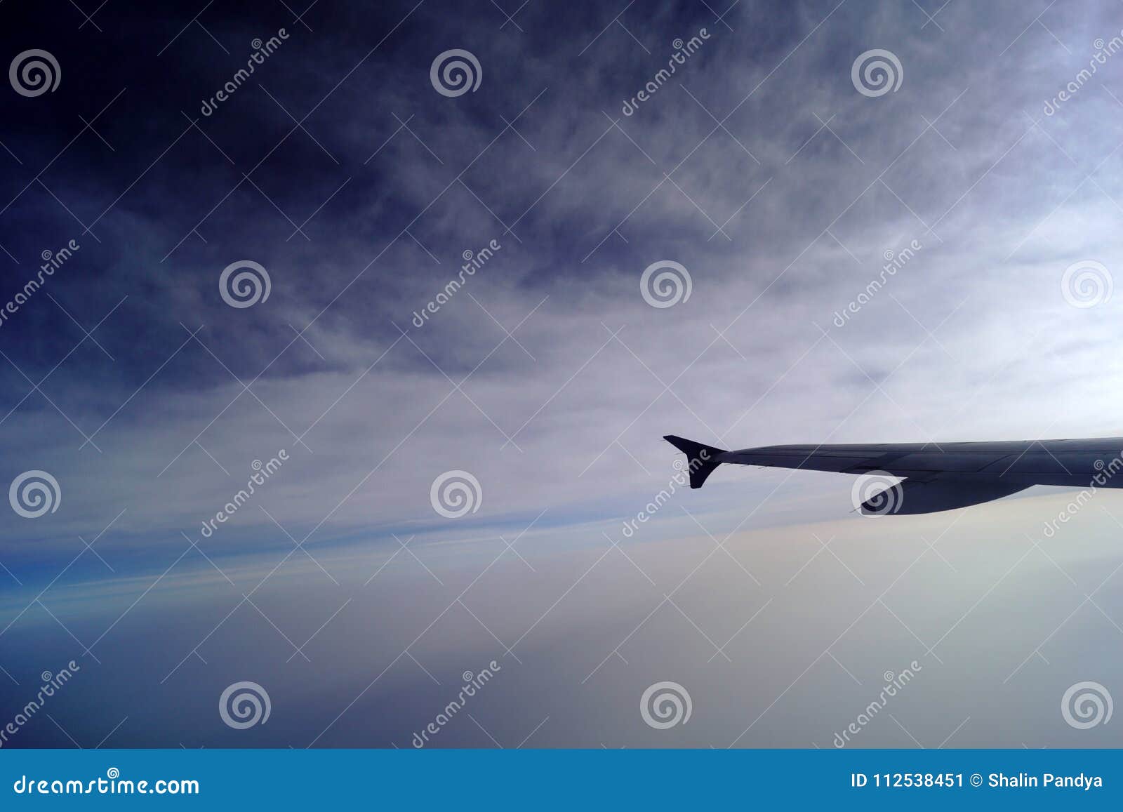 Flying high up in the sky stock image. Image of white - 112538451